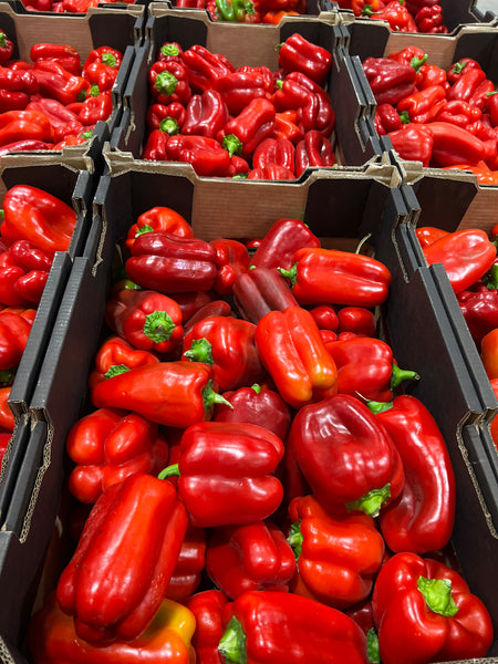 Red Capsicum Box 10kg – Produce King
